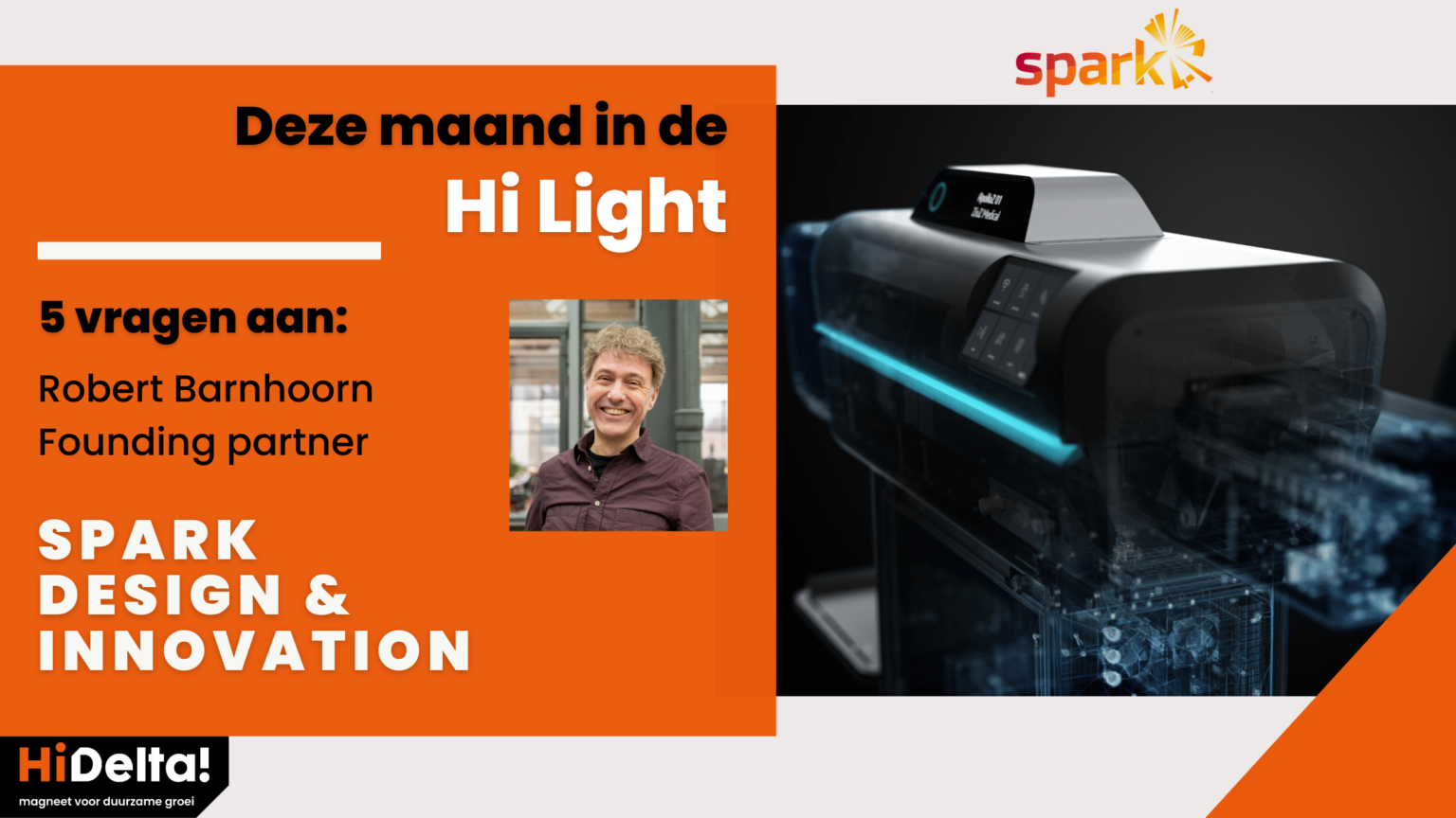 Partner in de Hi Light: Spark Design & Innovation - Hi Delta